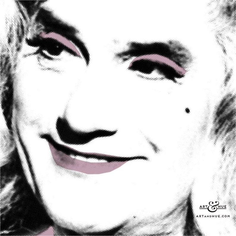 Dick Emery as Mandy Stylish Pop Art Print by Art & Hue Part of - Etsy