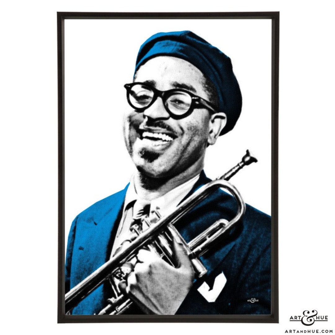 Dizzy Pop Art Print Part of the Jazz Icons Pop Art Collection - Etsy