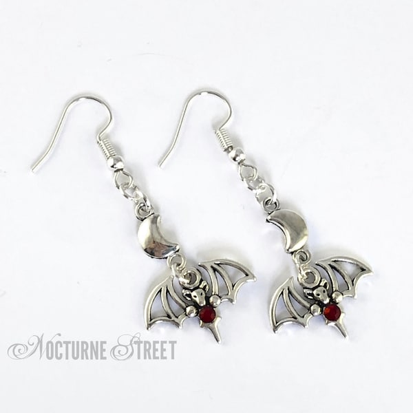 Goth Dangle Earrings - Etsy