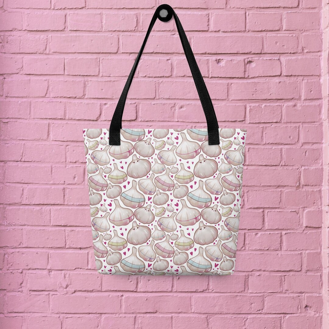 Garlic Tote Bag Cottage Core Aesthetic Reusable Bag Gift - Etsy