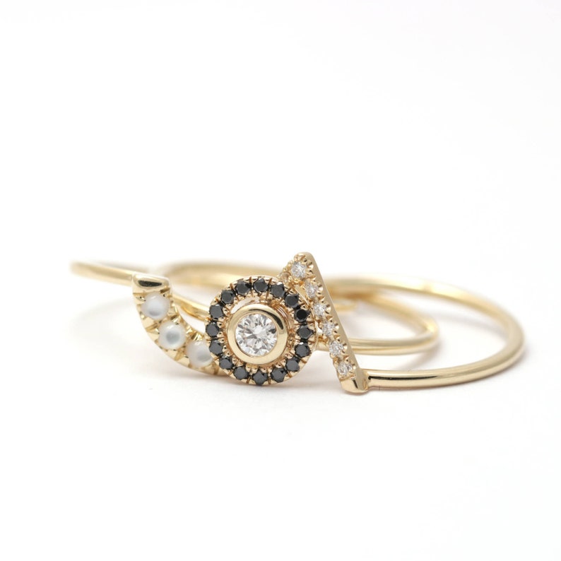 Simple Diamond Ringsimple Gold Ring Simple Ring Simple - Etsy