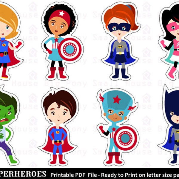 Heroes Clipart - Etsy