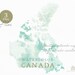 Canada Map, Watercolor Map, Instant Download, Digital Map, Map Clipart ...