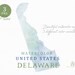 Delaware Map Watercolor Map Digital Map Map Clipart Wall - Etsy