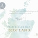 Scotland Map, Watercolor Map, Instant Download, Digital Map, Map ...