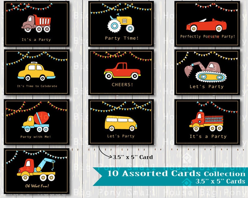 Cars and Trucks for Kids Clipart, Cars Clip Art, Boy's Card Clipart ...
