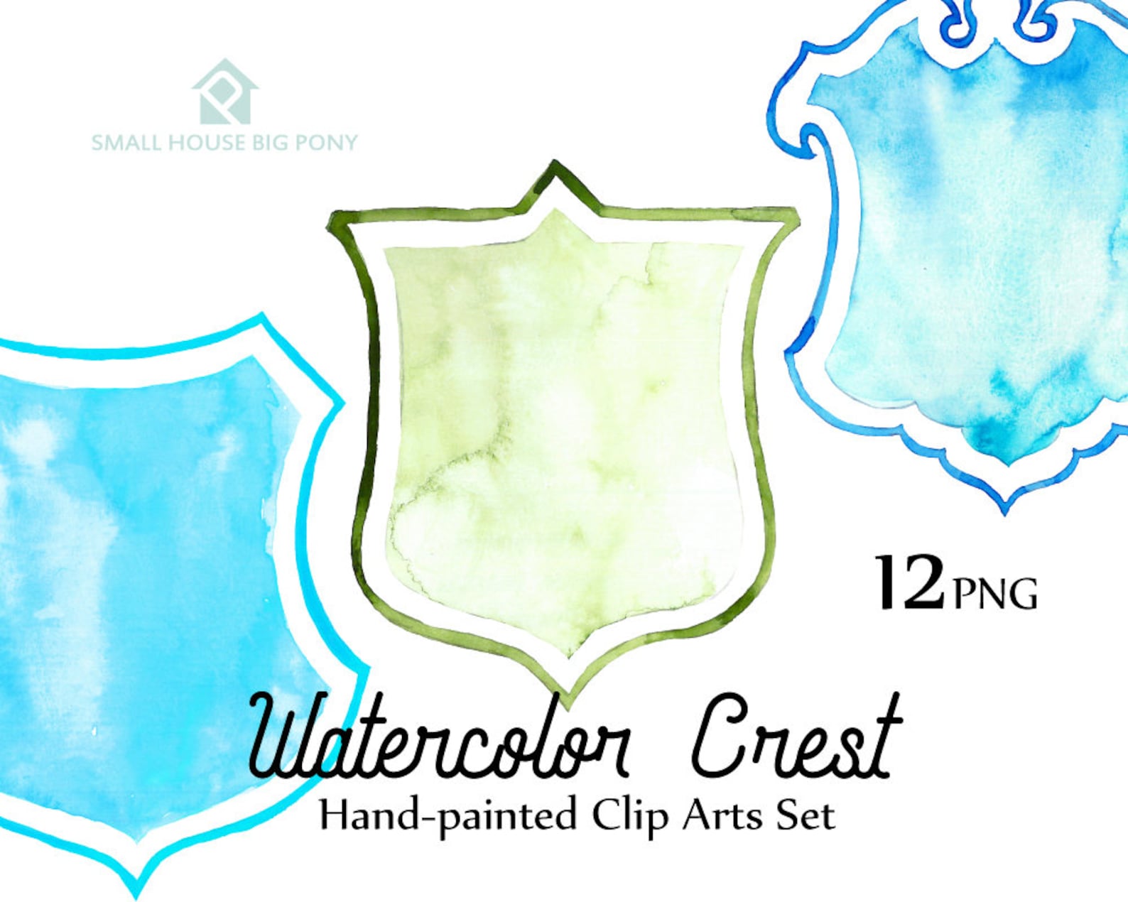 Digital Clipart Crest Clipartshield Clip Art Clipart - Etsy