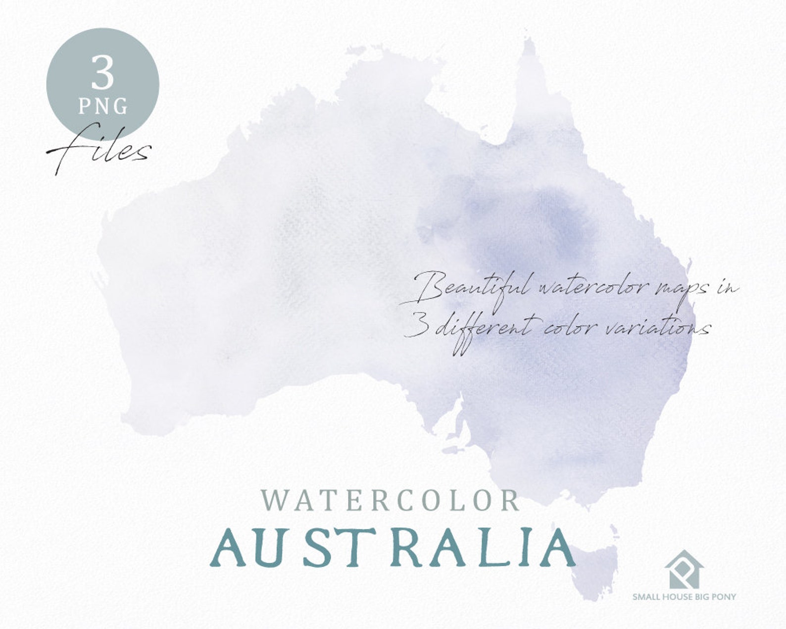 Australia Map Watercolor World Map Instant Download Digital - Etsy