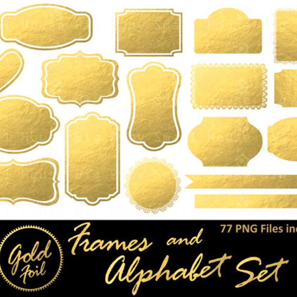 Glitter Labels - Etsy