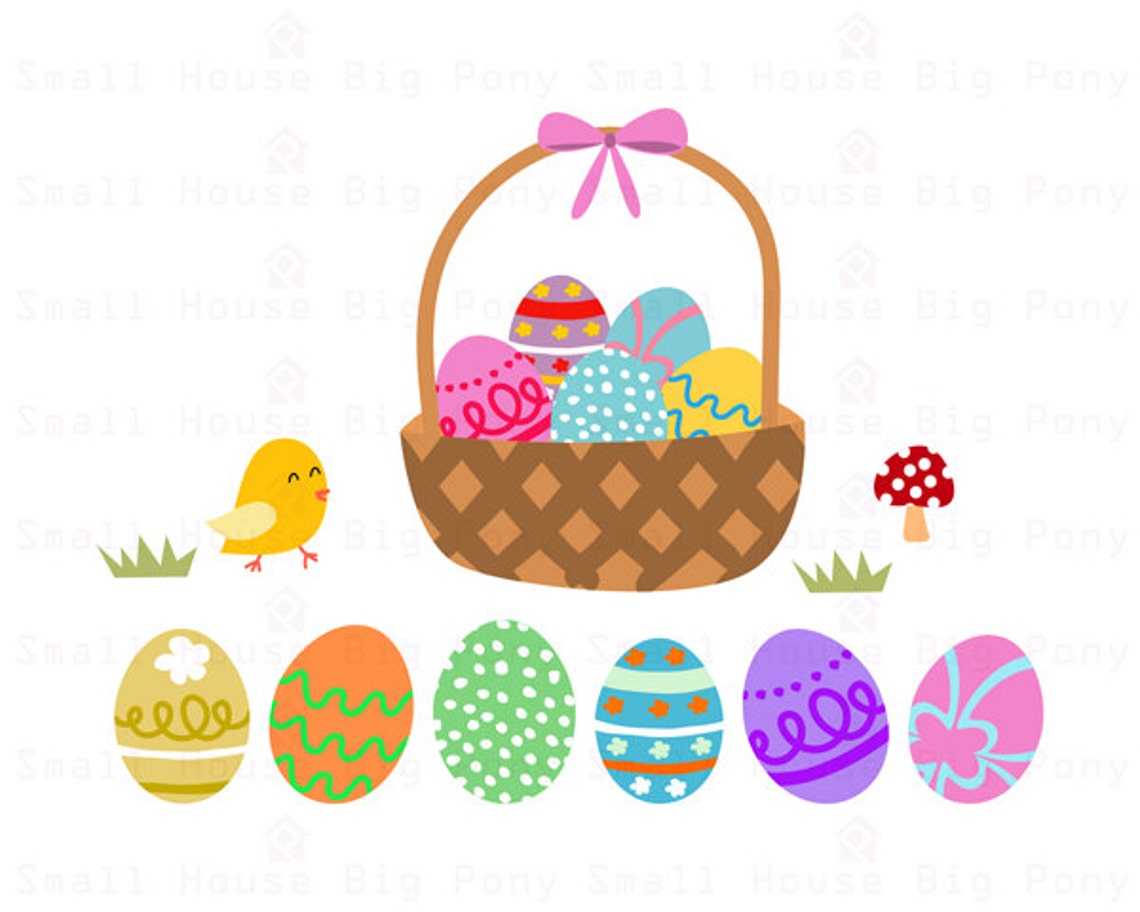 Bunny Cute Digital Clipart Cute Easter Clipart Baby Bunny - Etsy