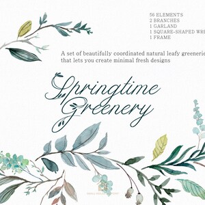Digital Clipart- Watercolor Leaves Clipart, Wreath Clip Art, Leaf ...