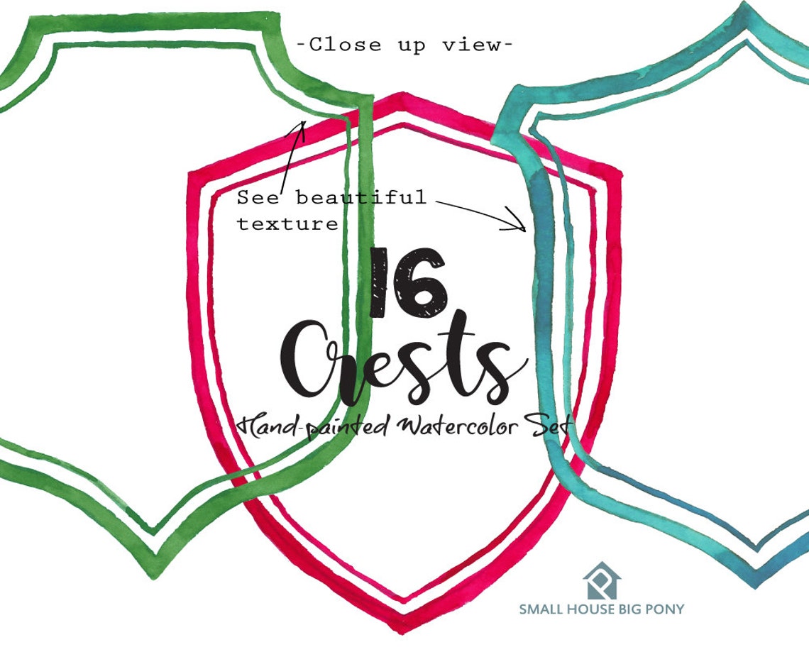Digital Clipart- Crest Clipart,shield Clip Art, Clipart, Wedding ...