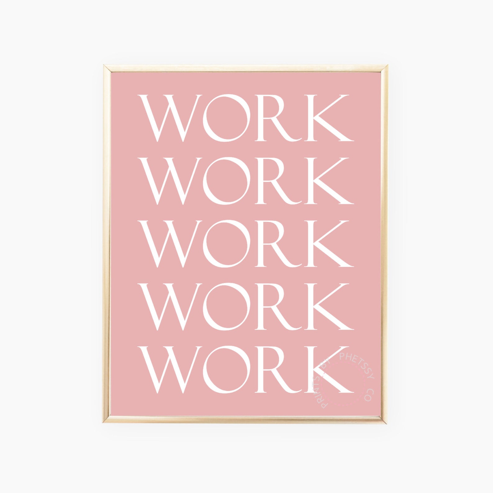 Cute Office Decor Pink Office Decor Work Quote Printable - Etsy