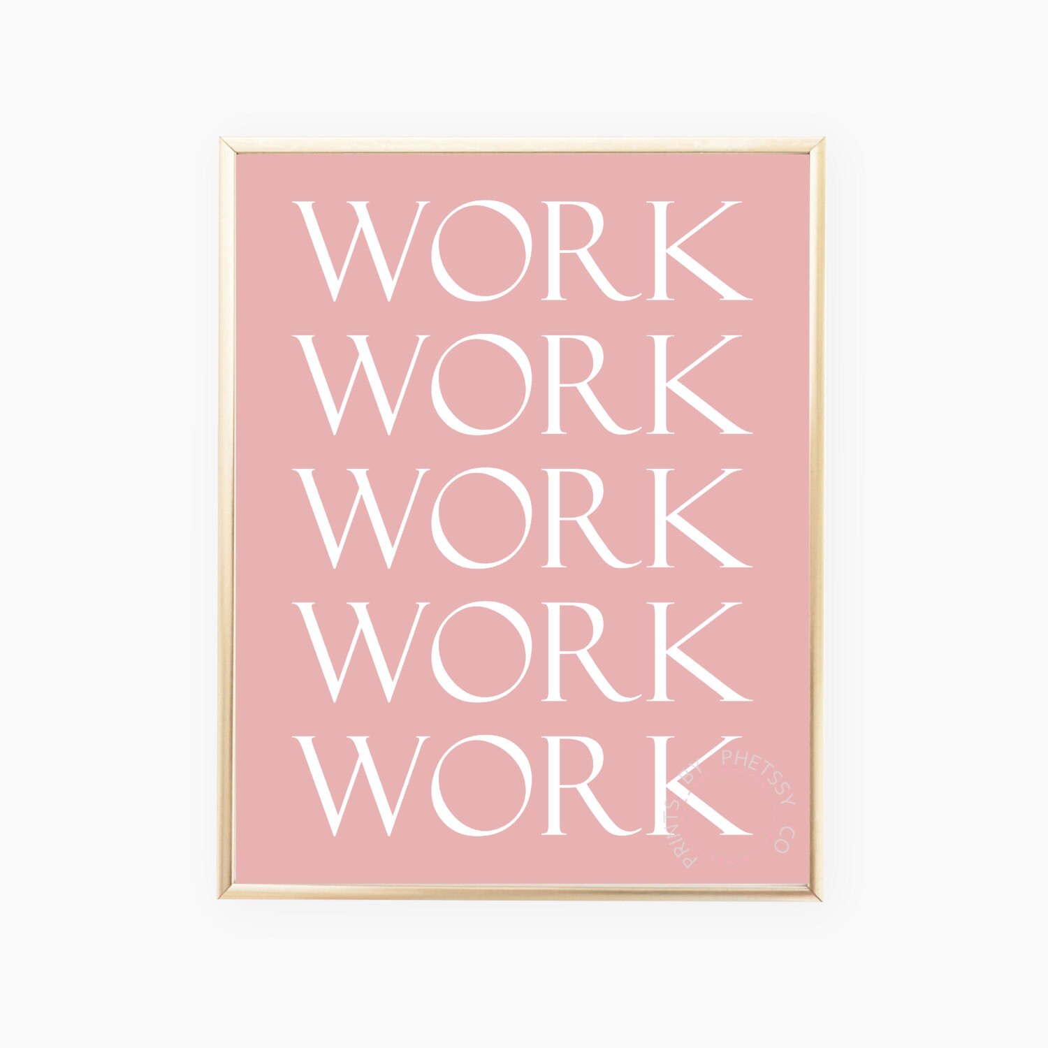 Cute Office Decor Pink Office Decor Work Quote Printable | Etsy