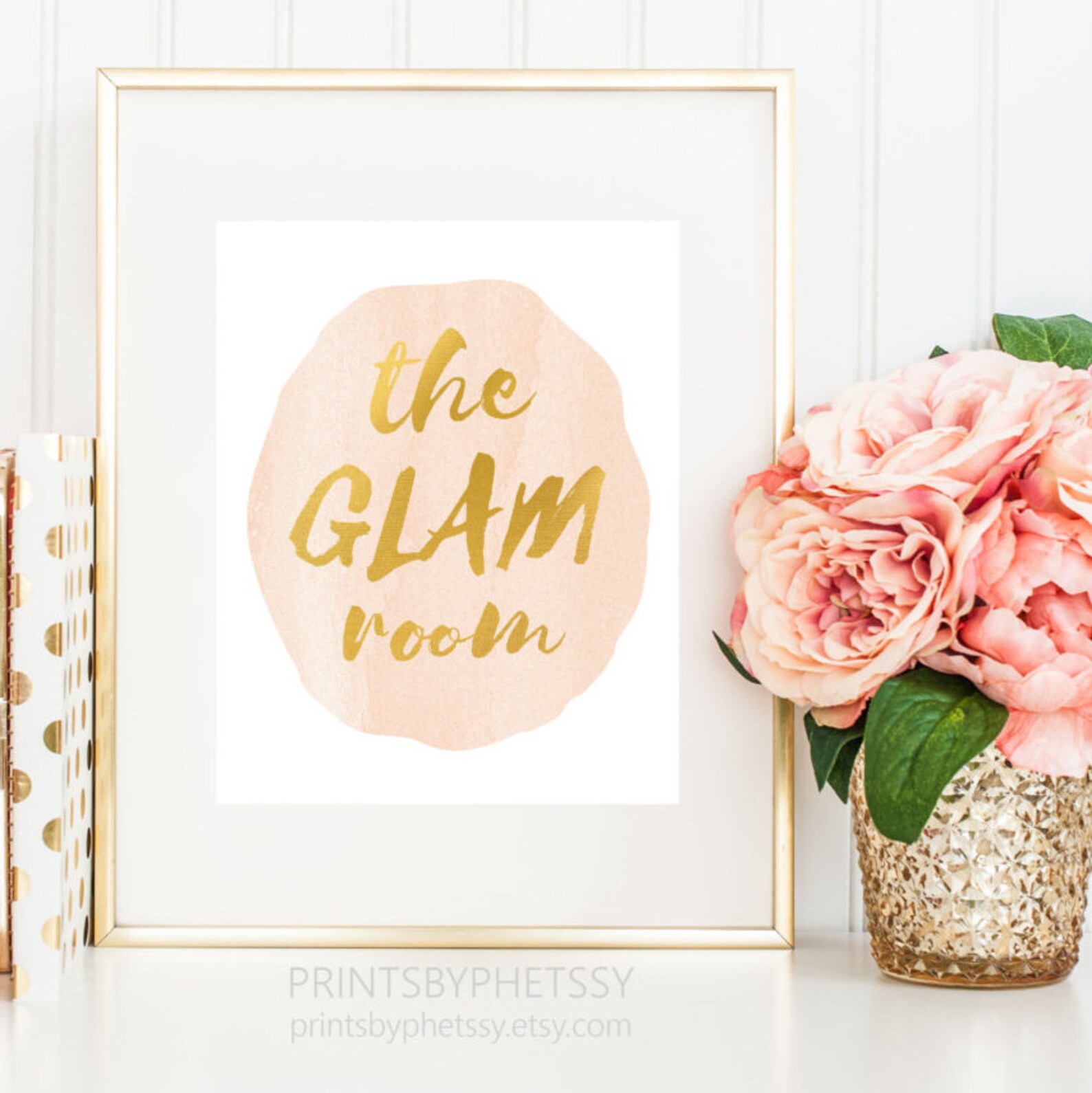 Glam Room Sign Glam Room Wall Art Glam Room Decor Makeup | Etsy