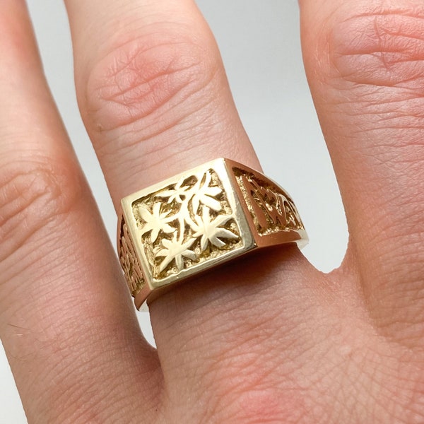 Marijuana Ring - Etsy
