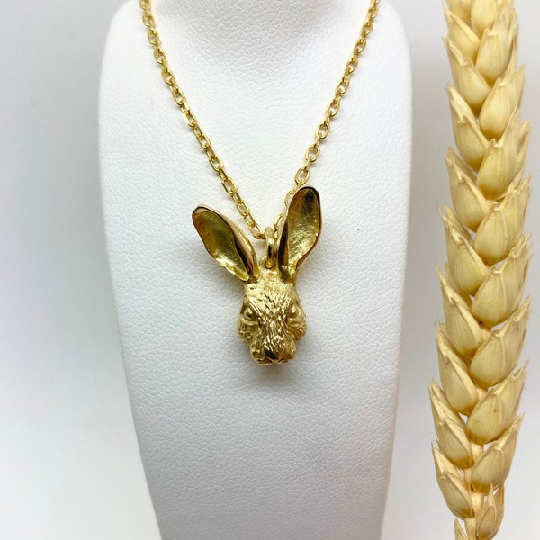 Gold Rabbit - Etsy