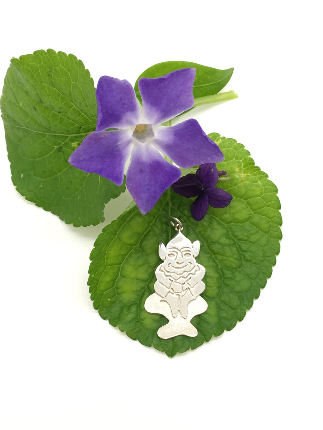 Silver Cornish Pixie Charm, Fairytale Pendant Necklace, Whimsical ...