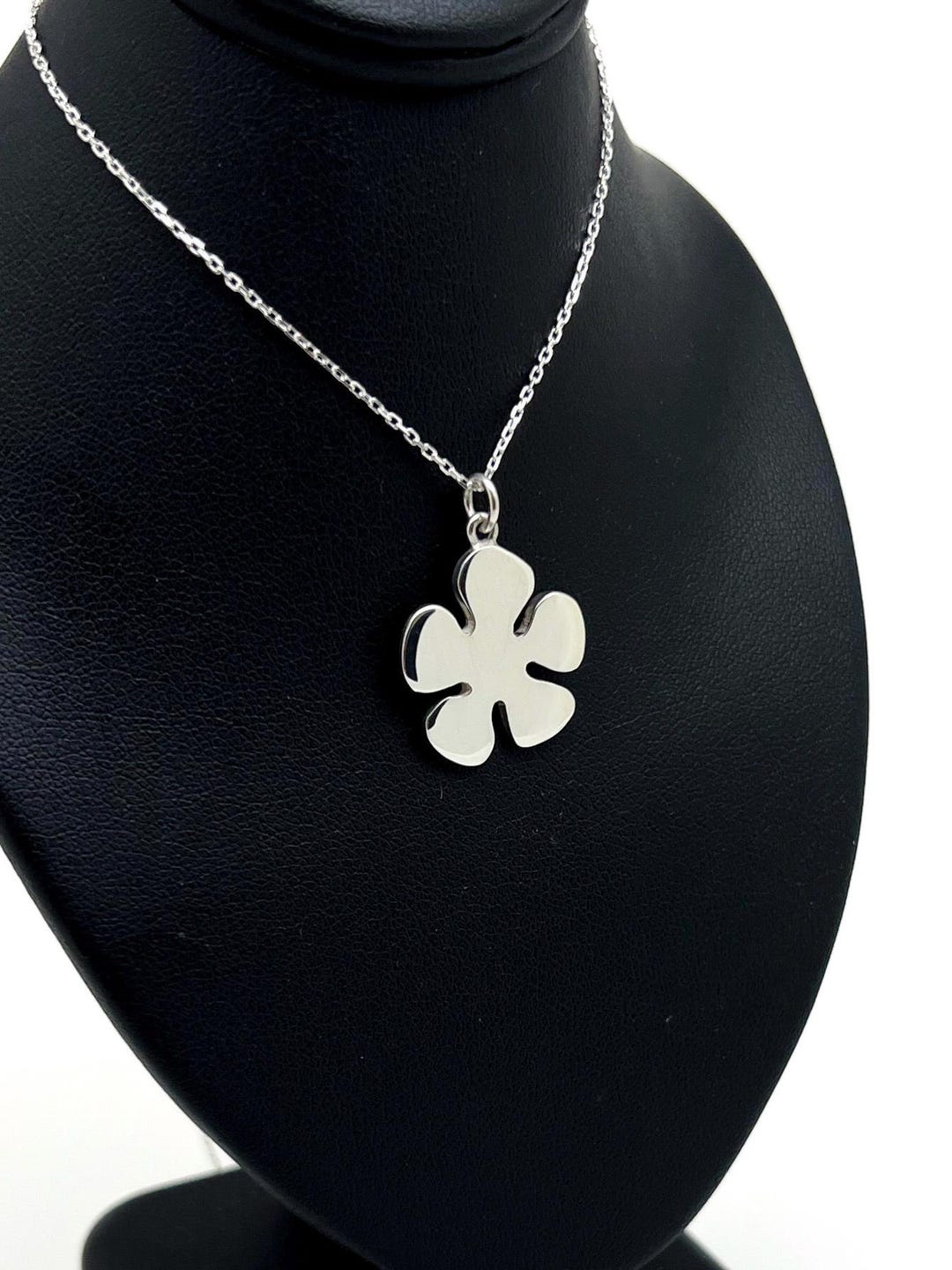 Handmade Silver Splat Effect Pendant, Arty Jewellery, Artist Necklace ...