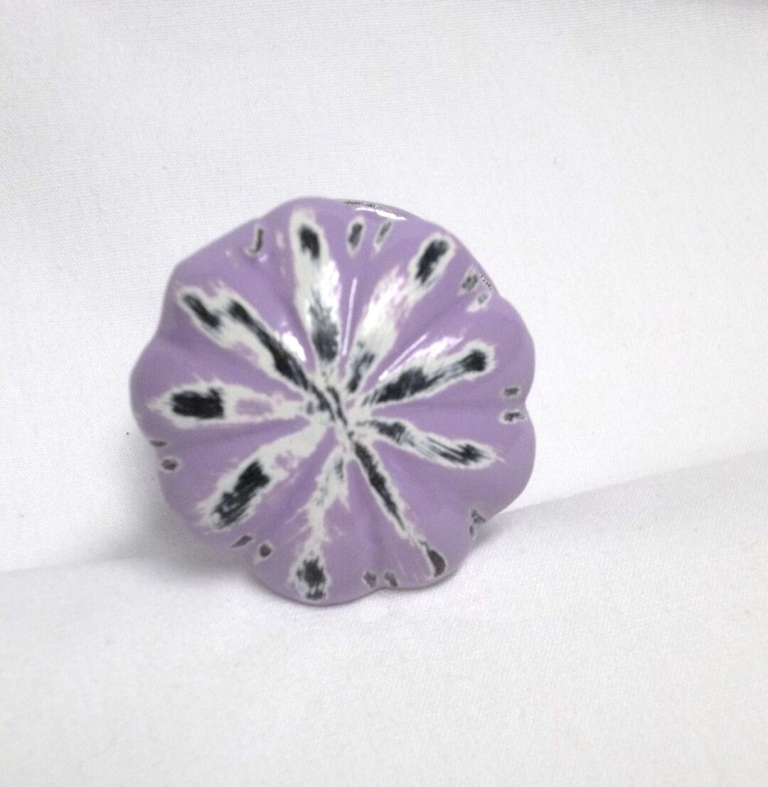 Gum Drop Purple Hardware Knob Shabby Chic Distressed Metal Home Decor ...