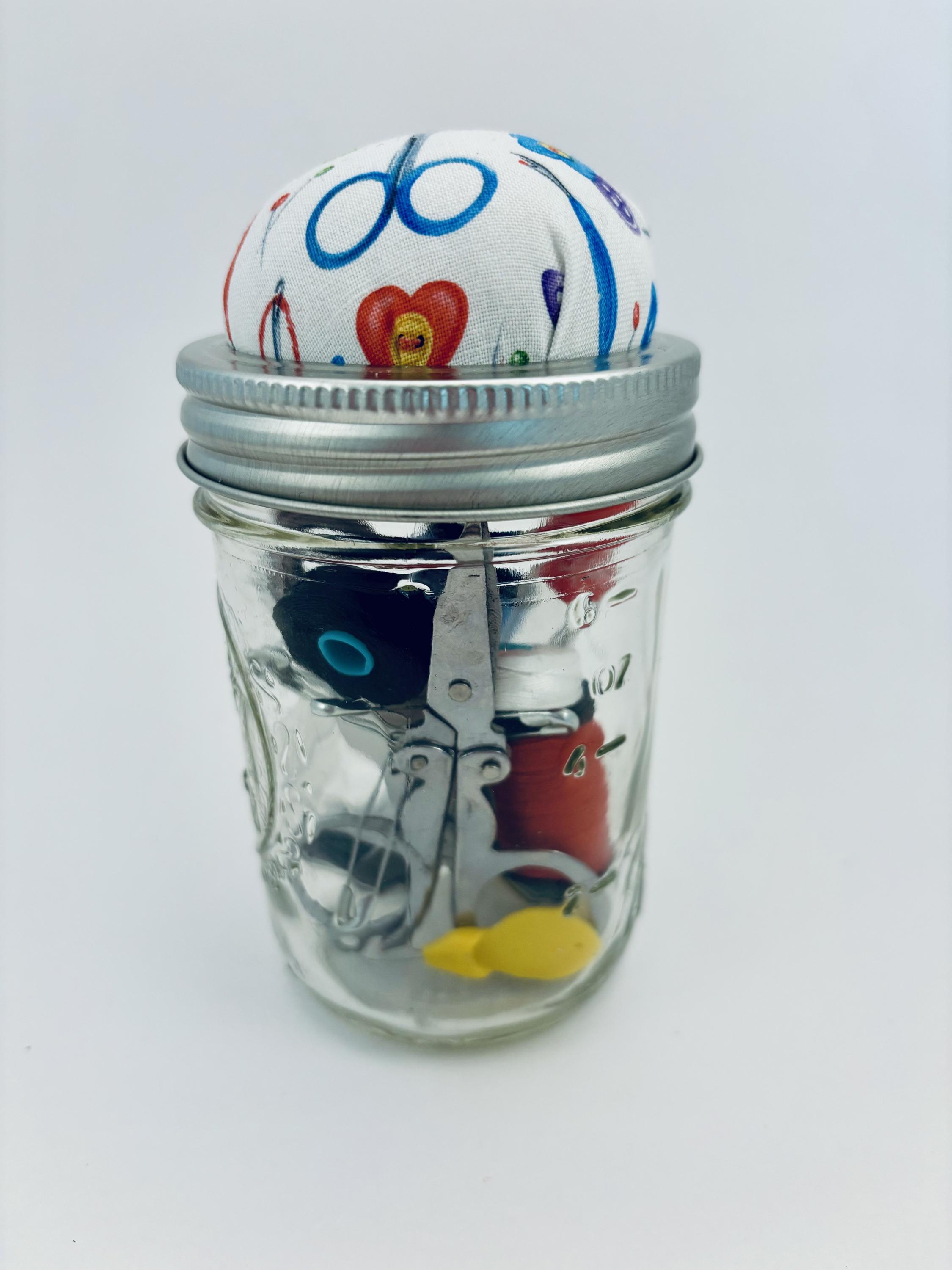 Sew in Style With This Mason Jar Sewing Kit - Practical Gift for Sewing ...
