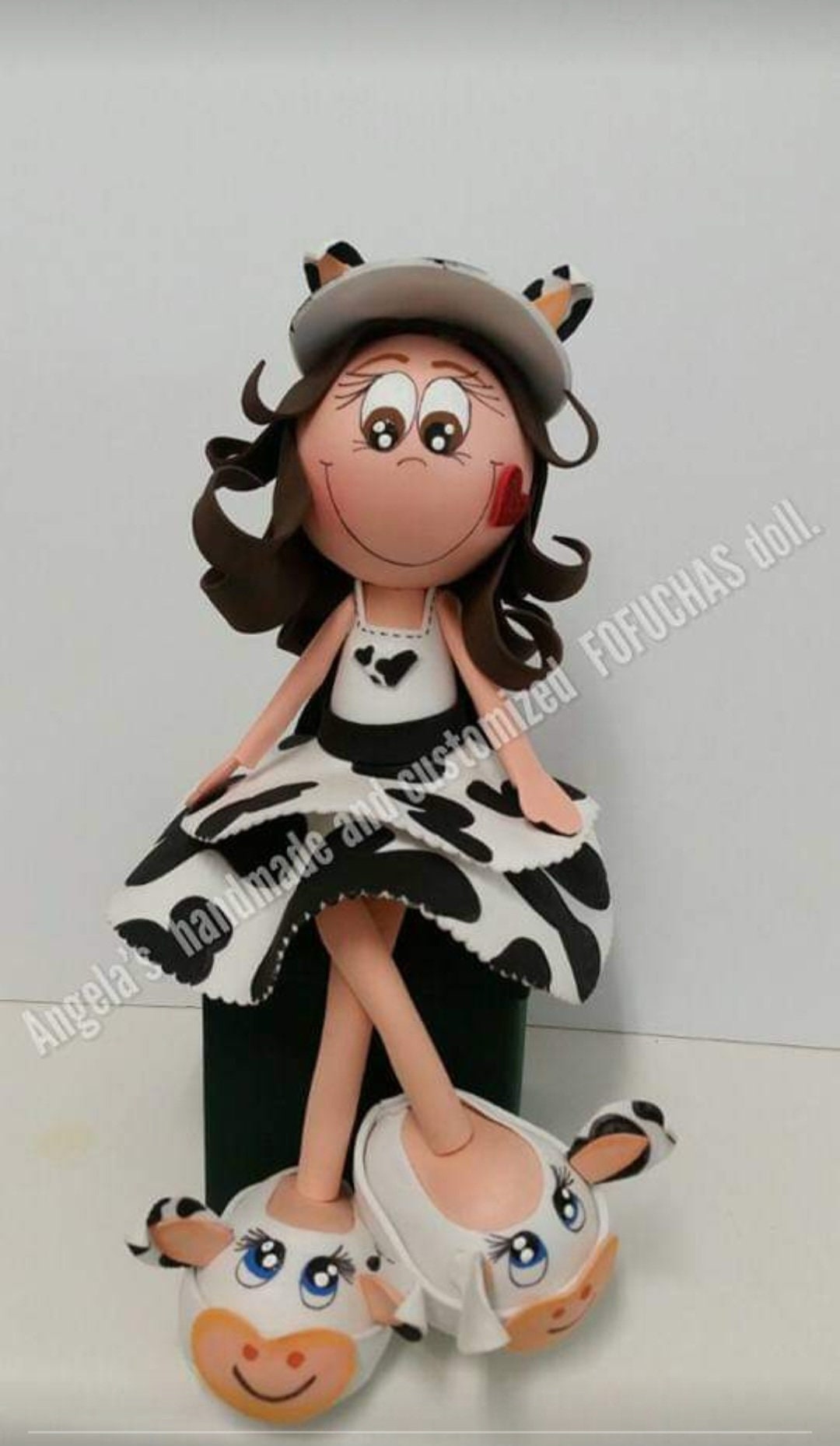 Handmade Cow Doll ,mexican Doll, Art Dolls, Collectible Dolls, Custom ...
