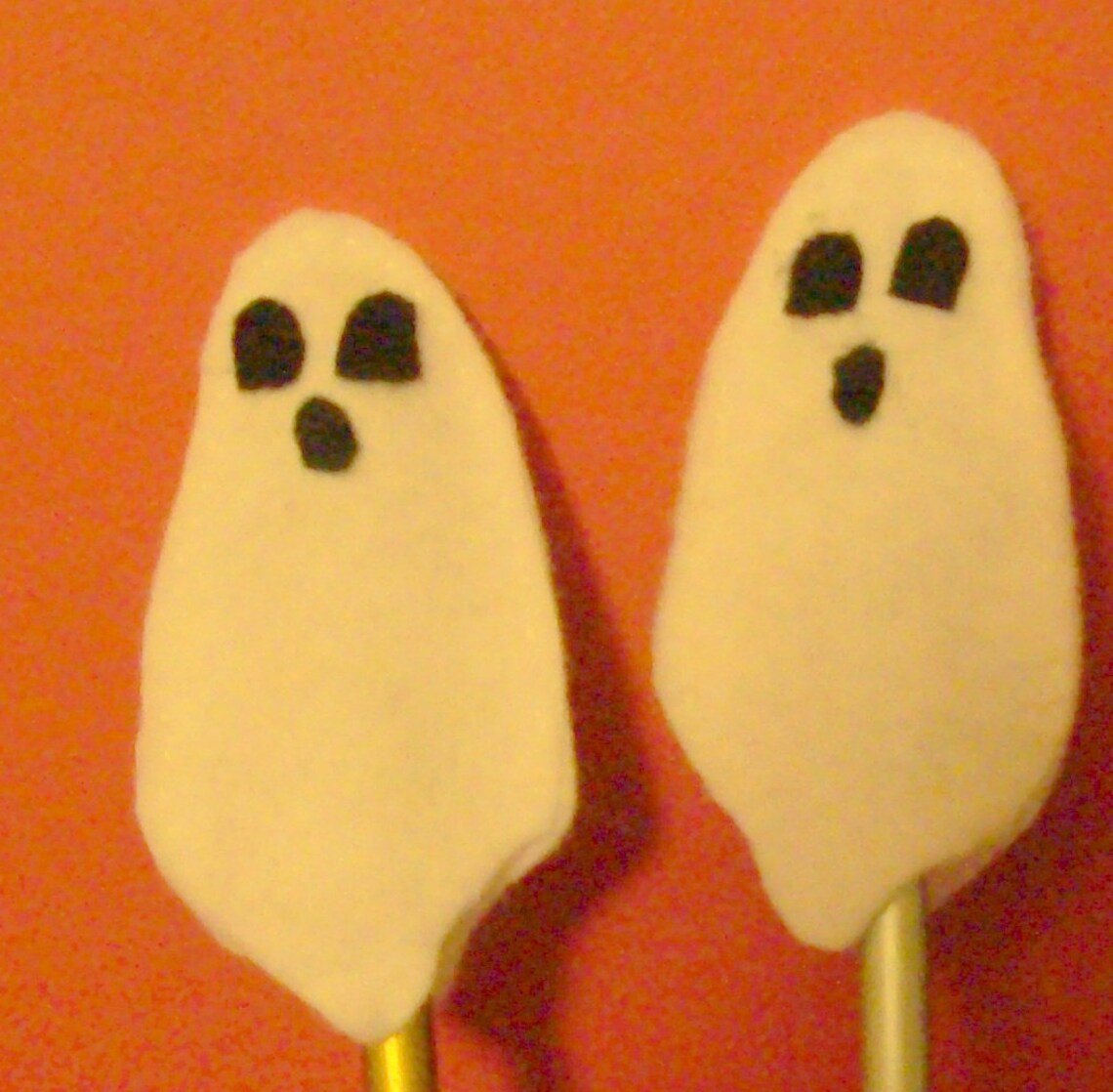 Scary Finger Puppets Hand Made Felt Bats Pumpkins Ghosts - Etsy