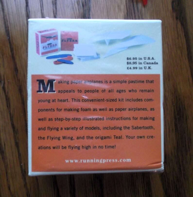 MINI FLYERS Design It Build It Fly It Paper Origami Airplane New Extra ...