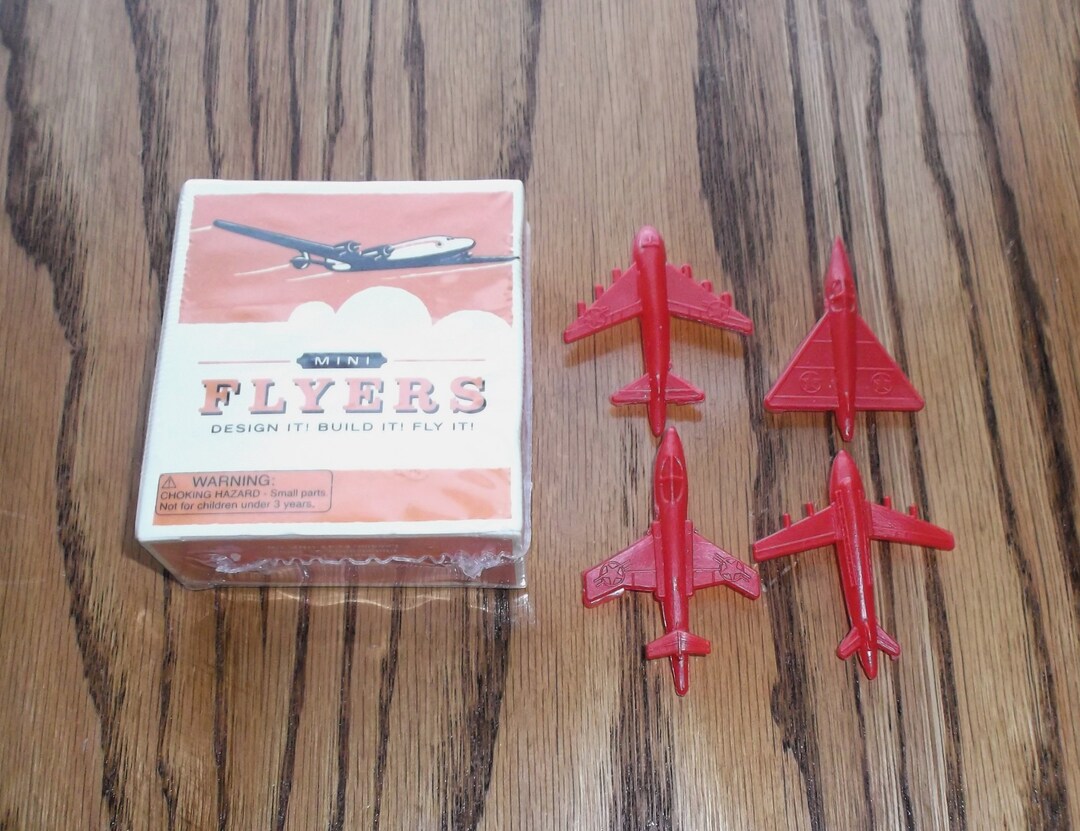 MINI FLYERS Design It Build It Fly It Paper Origami Airplane New Extra ...