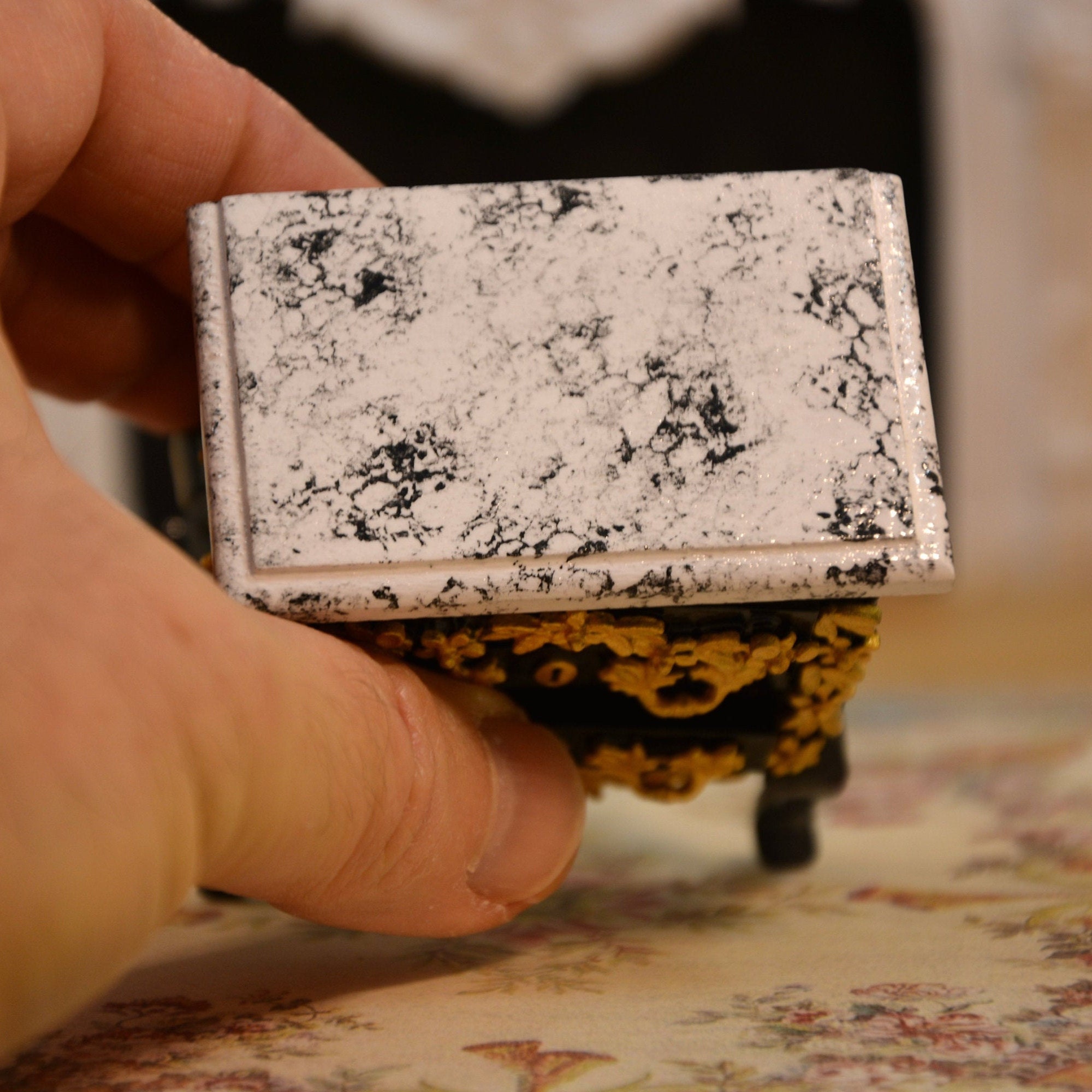 French Rococo Louis XV chest of drawers Golden ornamentation | Etsy