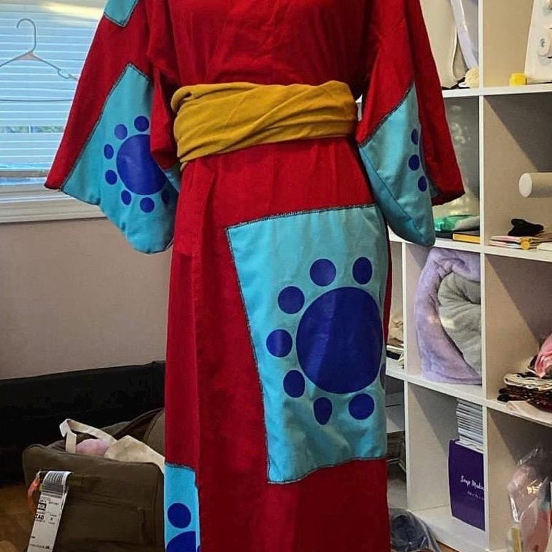 Wano Luffy Costume - Etsy