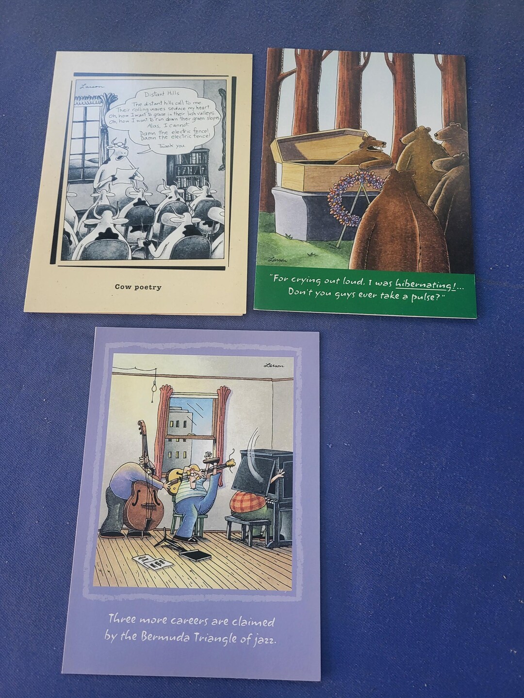 Lot of 3 Vintage Far Side Birthday Cards Gary Larson 1980's - Etsy