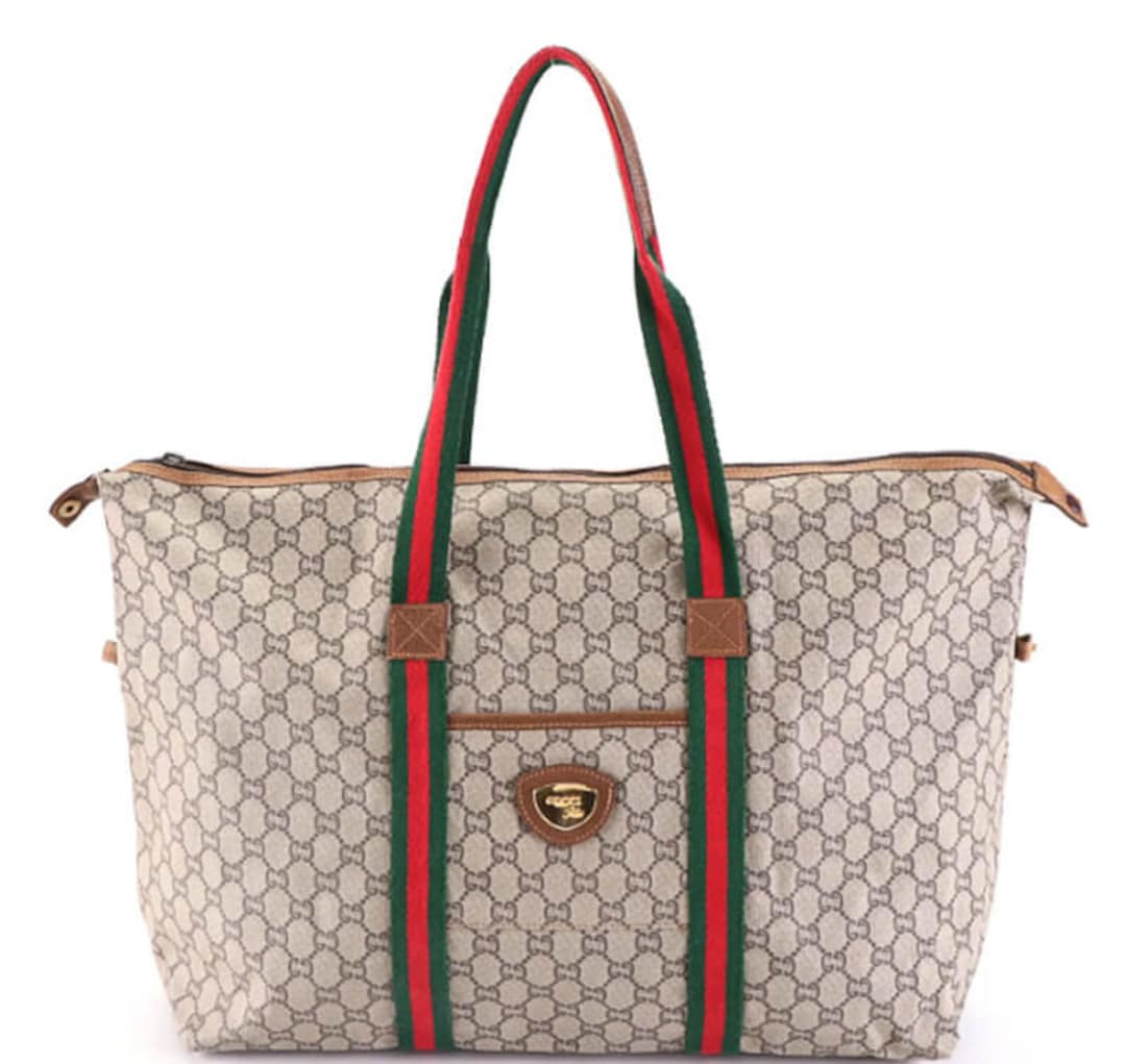 Gucci Plus Webby Large Tote Bag in GG Plus Monogram Coated Canvas - Etsy