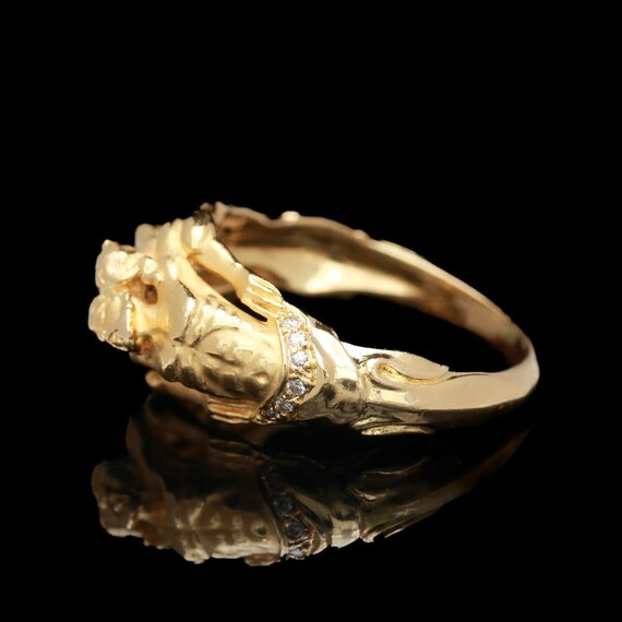 Carrera y Carrera 18k Yellow Gold Diamond "Eden" Ring - Gem