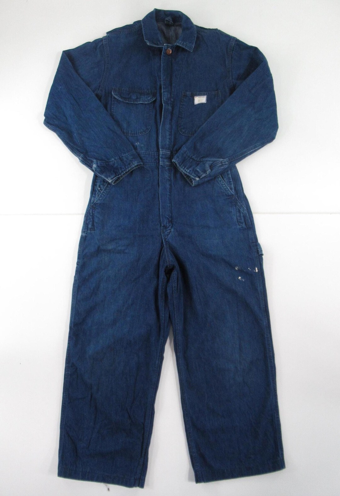 VTG 60S 70S Big Mac Jc Penny Denim Bib Size 38R #VT496 - Etsy