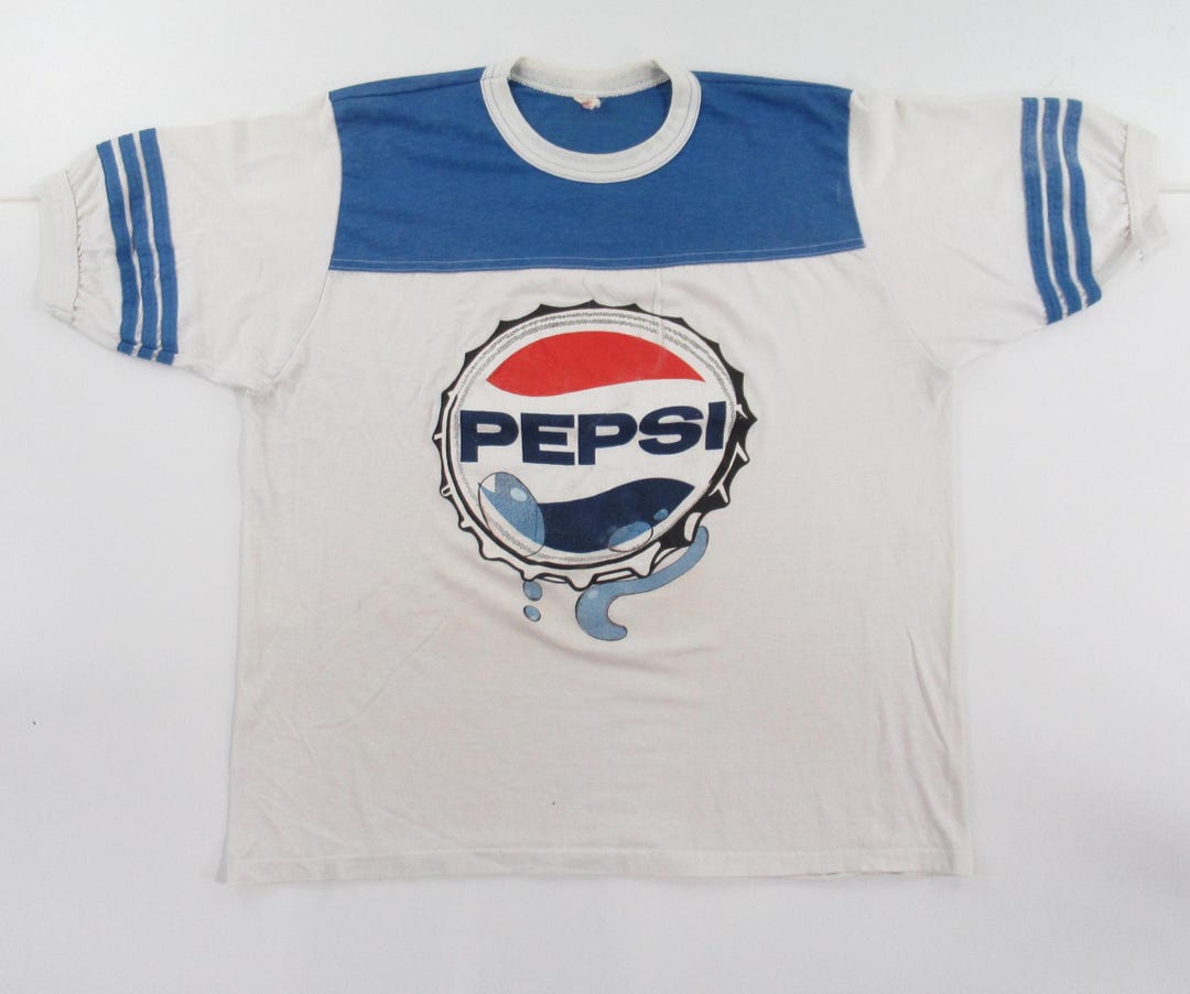 VTG 70'S Alore Tag Pepsi T-shirt Size XL - Etsy