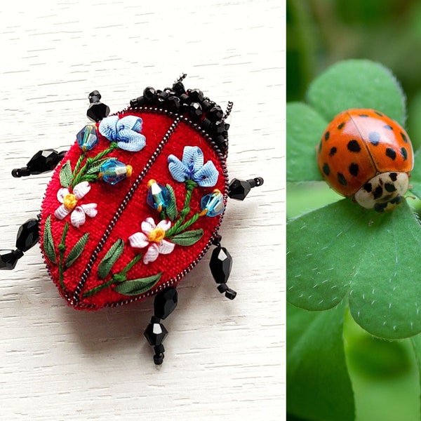 Bug Brooches - Etsy