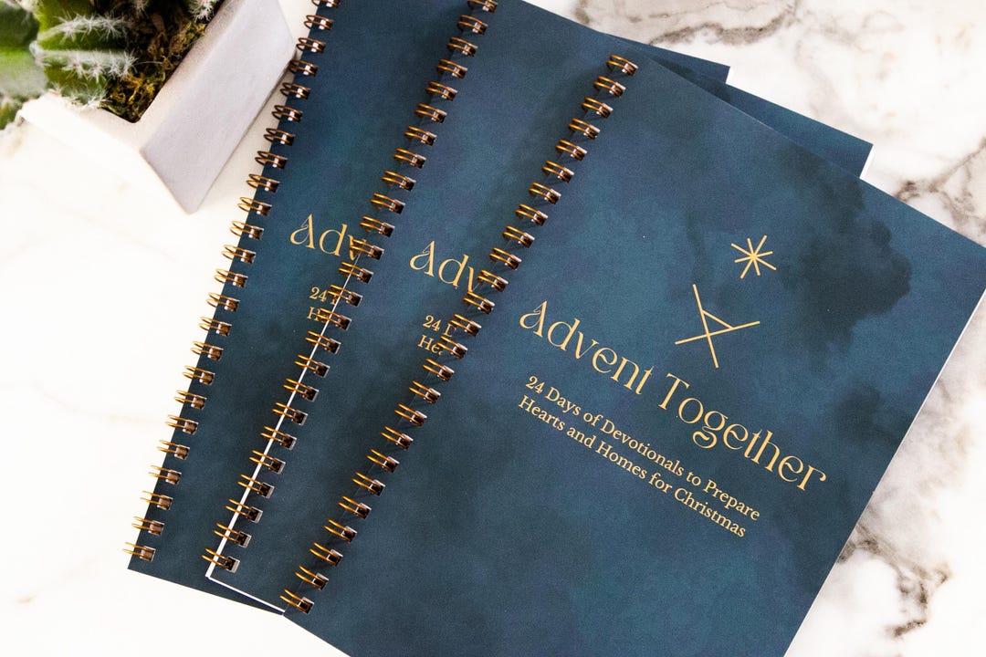 Daily Advent Devotions for Families | Hardcopy Advent Devotional Book ...
