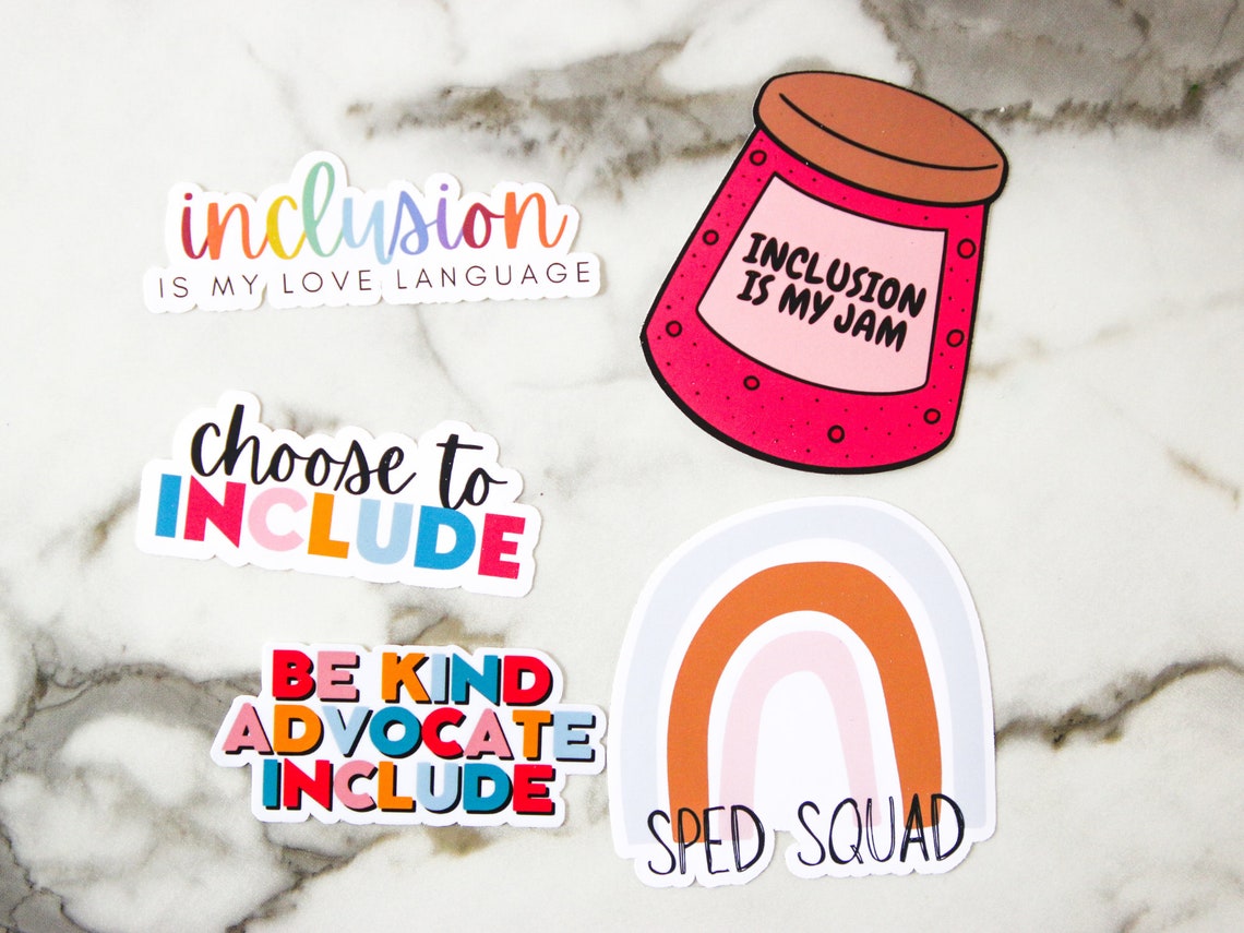 Disability Inclusion Sticker Pack Disability Stickers - Etsy