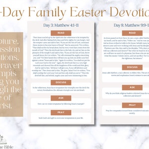 Downloadable Easter Devotions for Families, Simple Devotion for ...