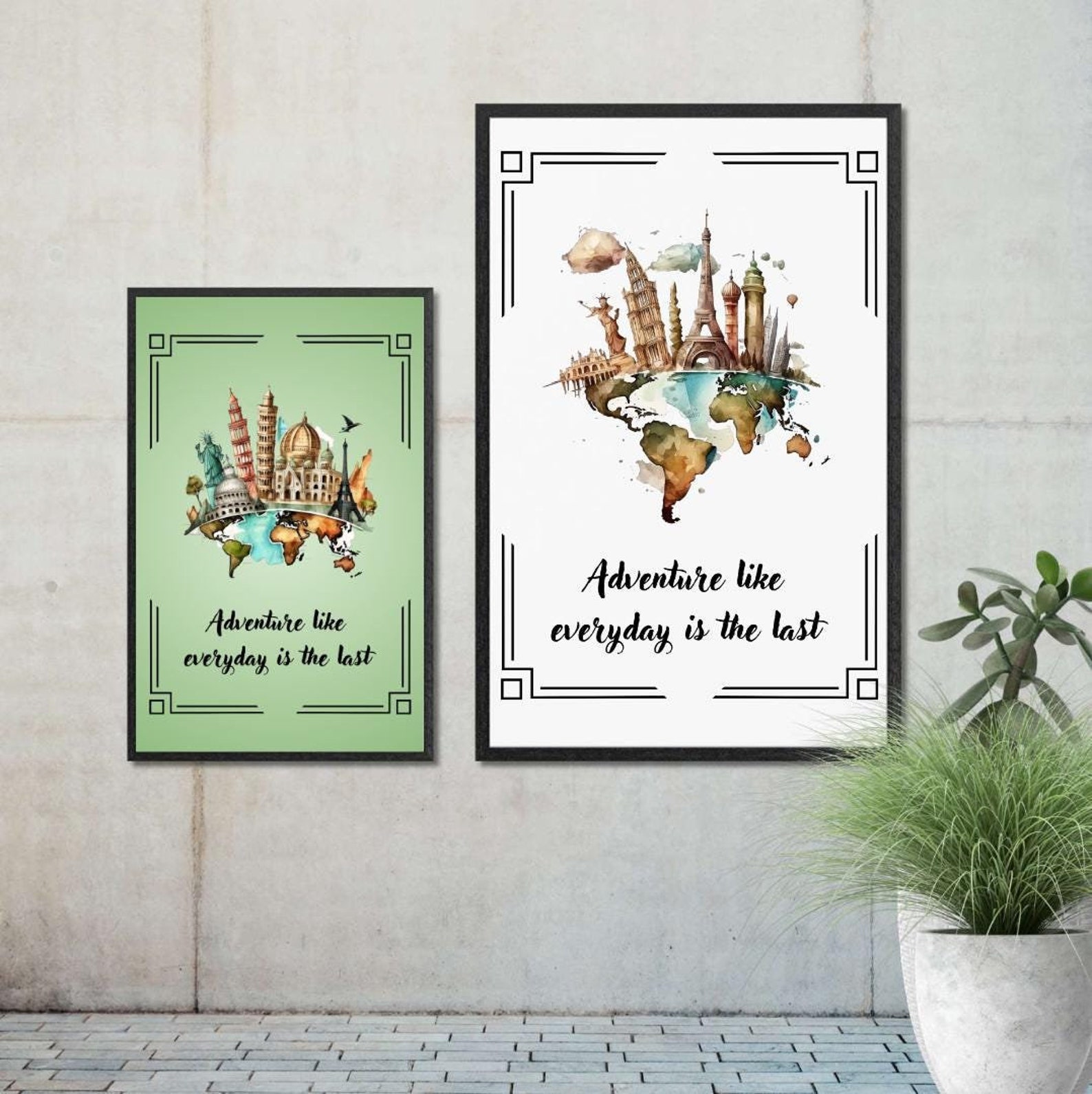 2 Adventure Instant Downloads - Travel Inspiration Aspiration ...