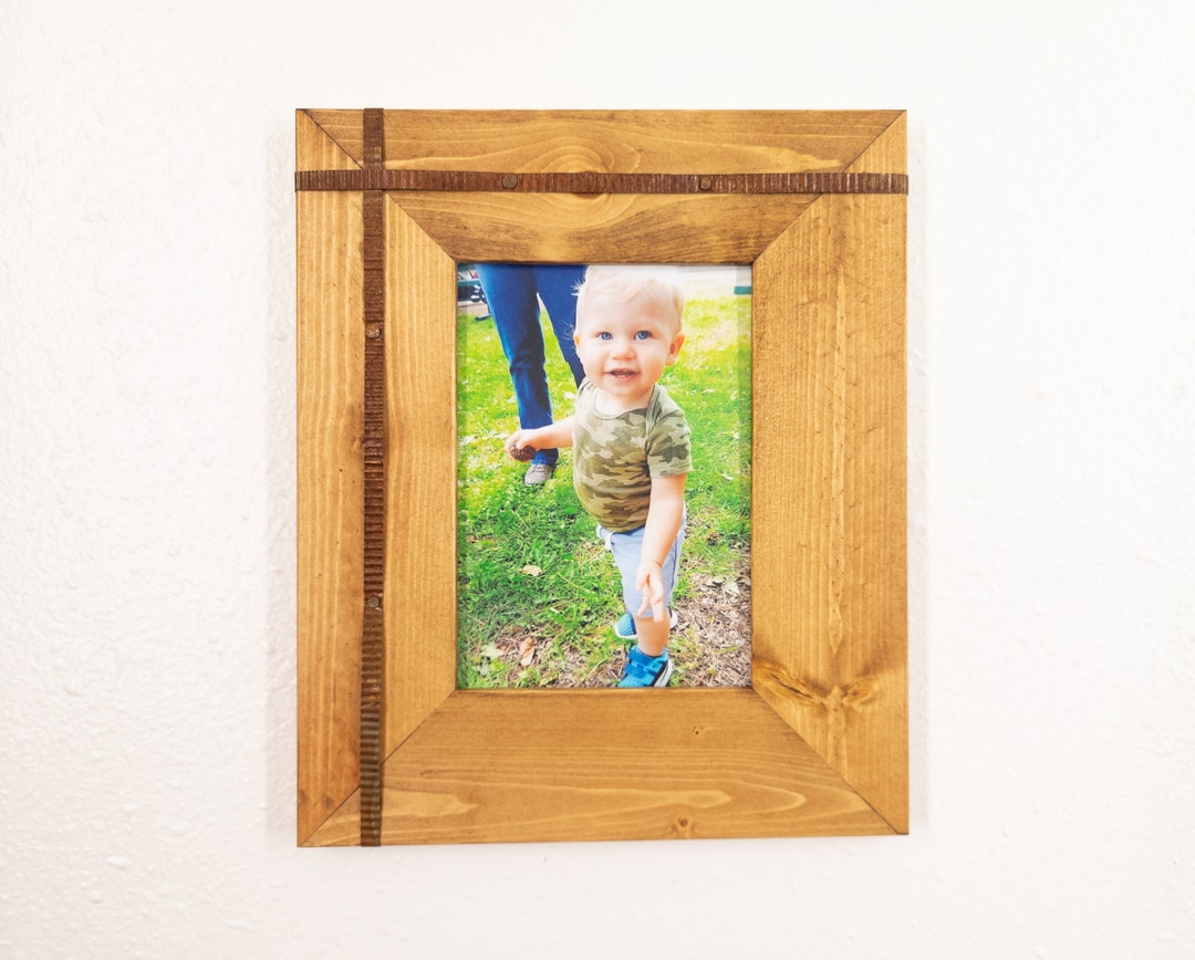 Rustic Industrial Picture Frames Available in Many Stains and ...