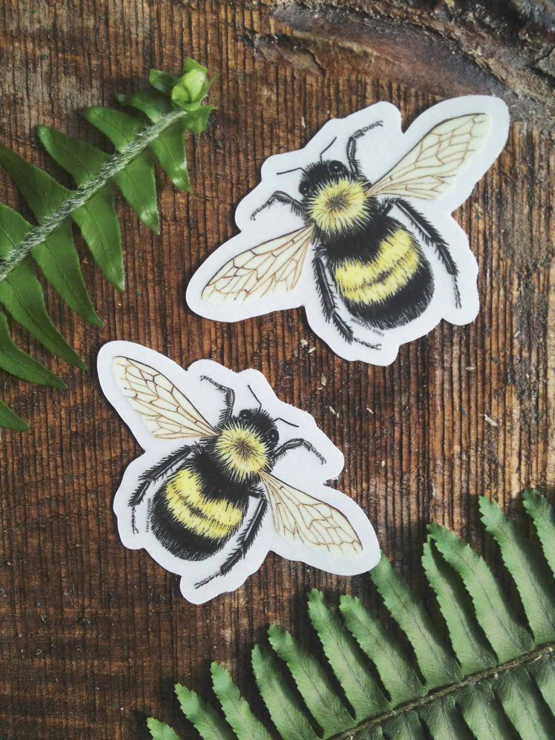 4 Bumble Bee Bumper Stickers - Etsy
