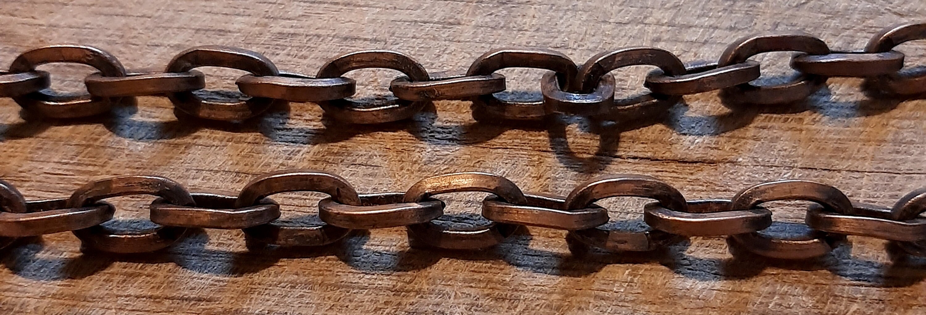 Vintage Rustic Heavy Brass Oval Link Chain - Etsy UK