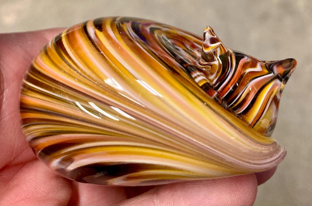 Tortoiseshell Cat, Glass Sculpture, - Etsy