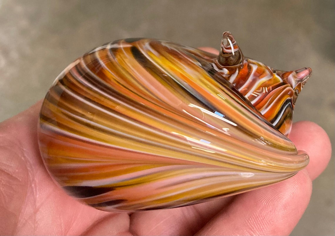 Tortoiseshell Cat Glass Sculpture - Etsy