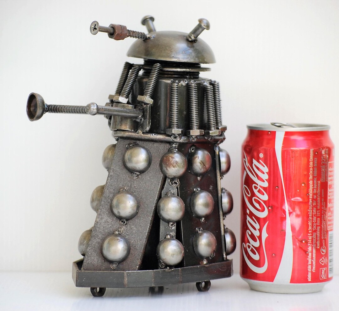 Cute Robot (big) Scrap Metal Sculpture, Wow Anniversary, Wow Birthday ...