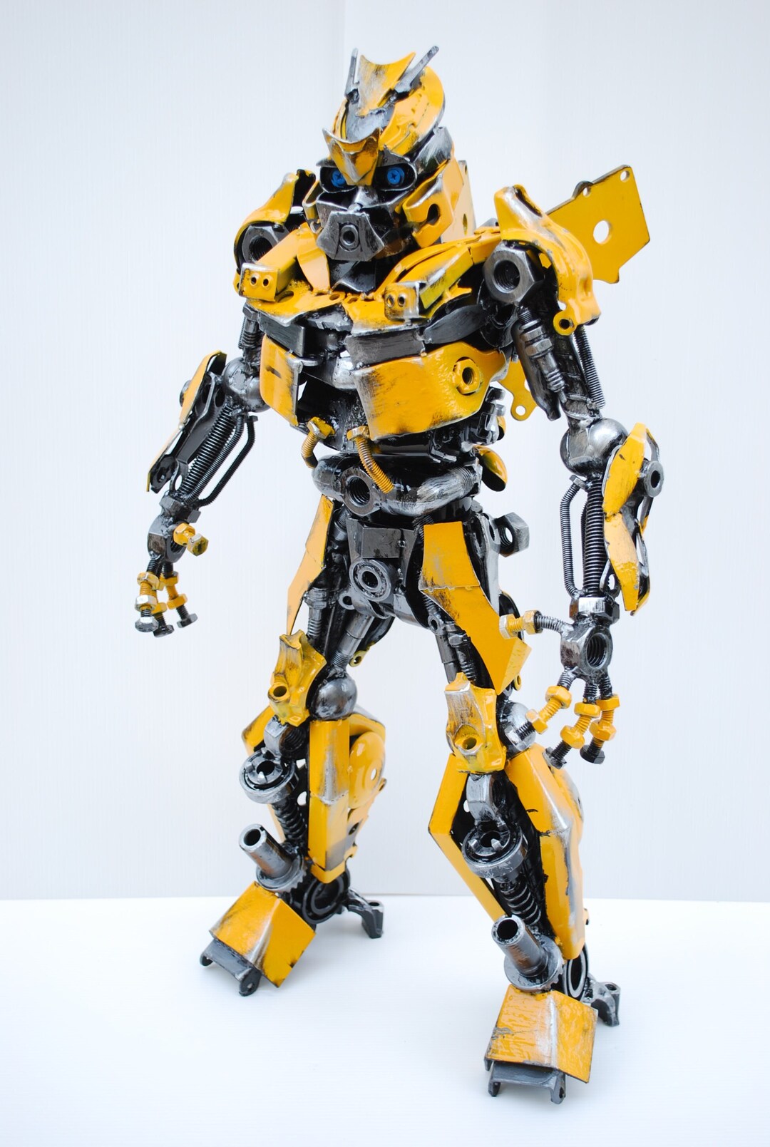 Bumblebee Transformers damage Version,67 Cms High scrap Metal Sculpture ...