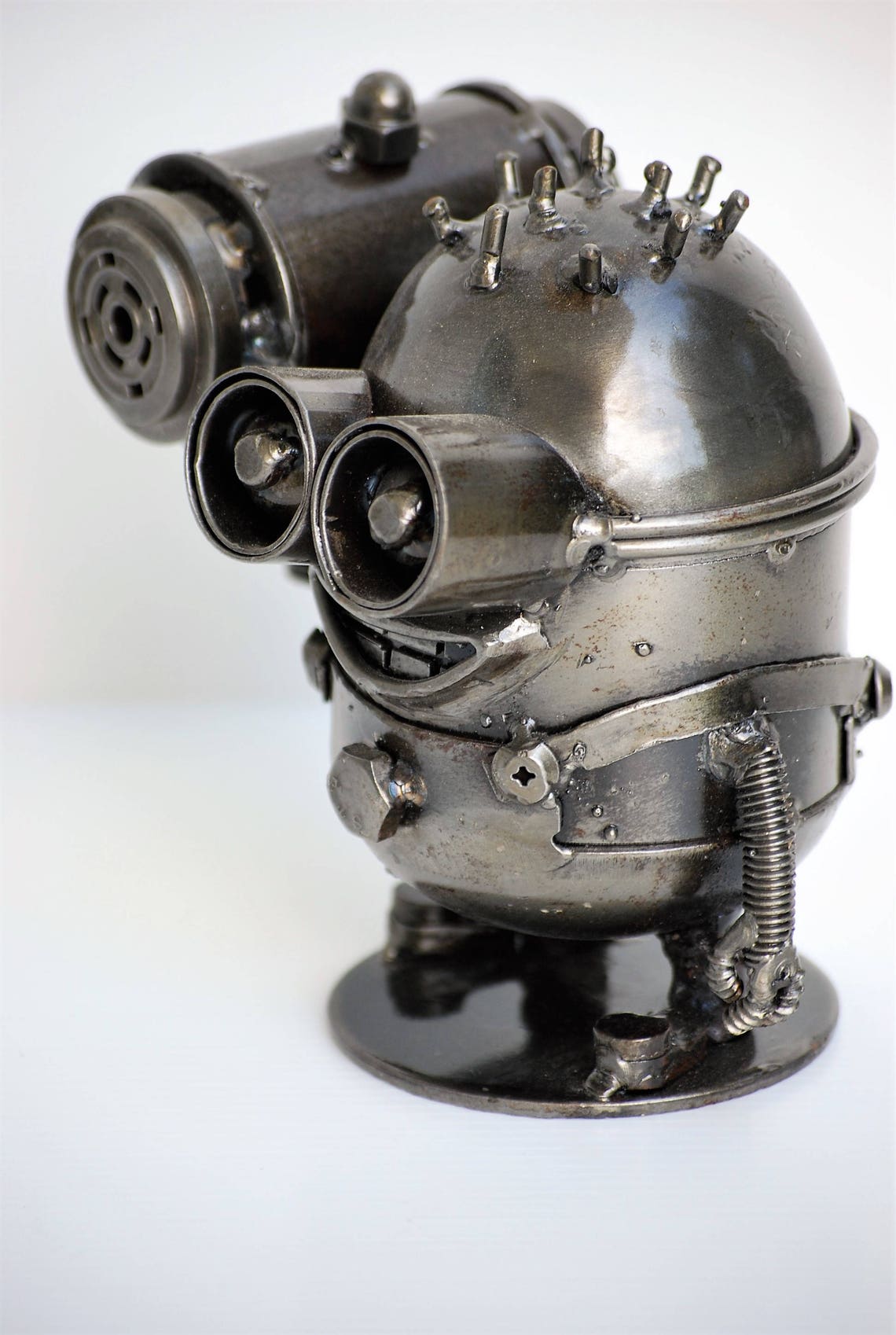 METAL SCULPTURE Mini robot big WEDDING Gift Ideas Unique | Etsy