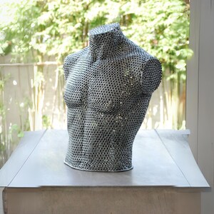 Man Torso small-56 Cm Highabstract Metal Sculpture Male Body Metal ...